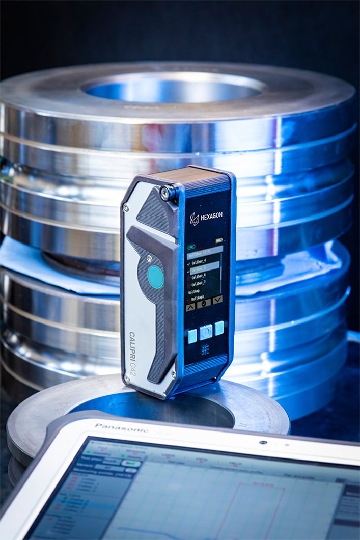 CALIPRI C42 roll gap measurement - Hexagon